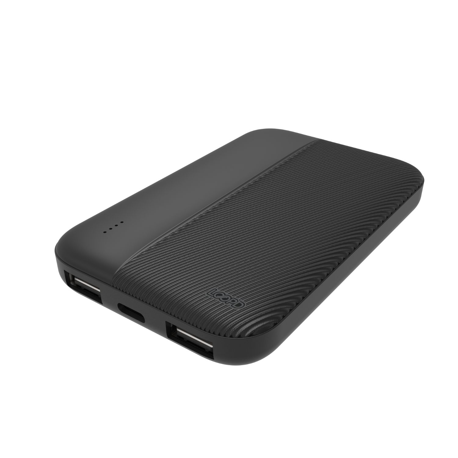 Loopd 10000Mah 4LED Powerbank (Black) - Braintree Shop